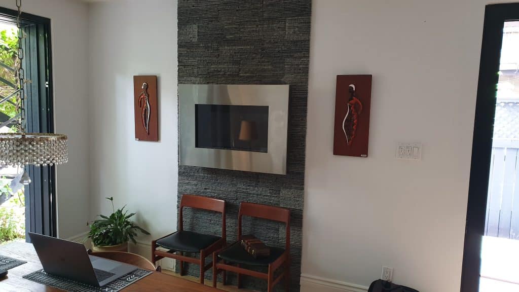 Une charmante transformation de 400pi² qui allie design et ...